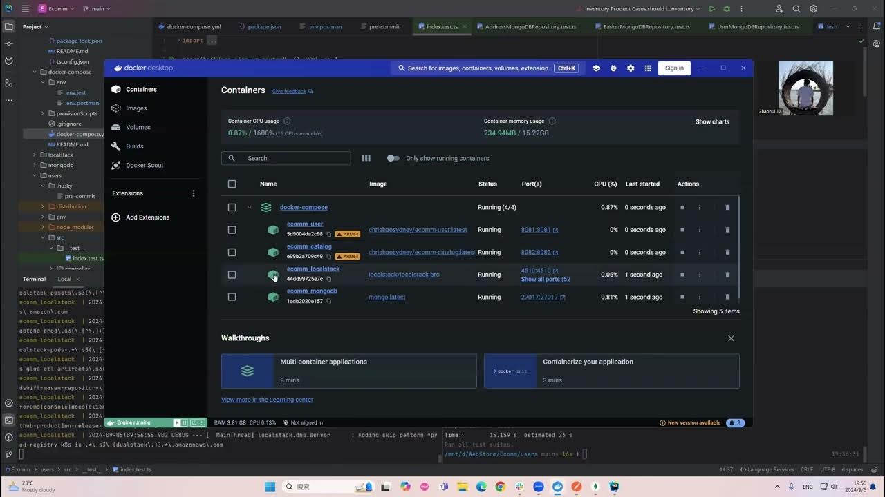 Deploy microservices using docker compose - YouTube
