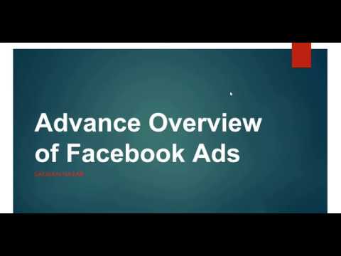 Advance Overview of Facebook Ads - YouTube
