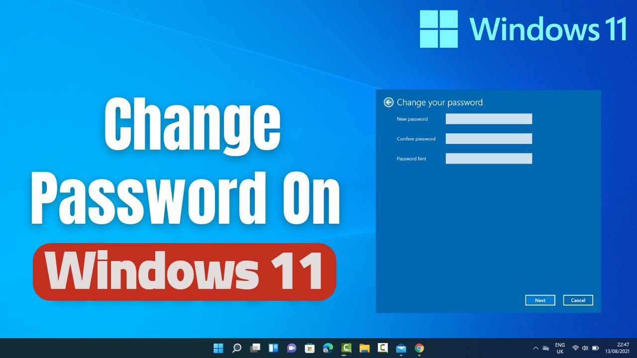 How to Change Windows 11 Passwords NOW! [Quick & Easy Steps] - YouTube