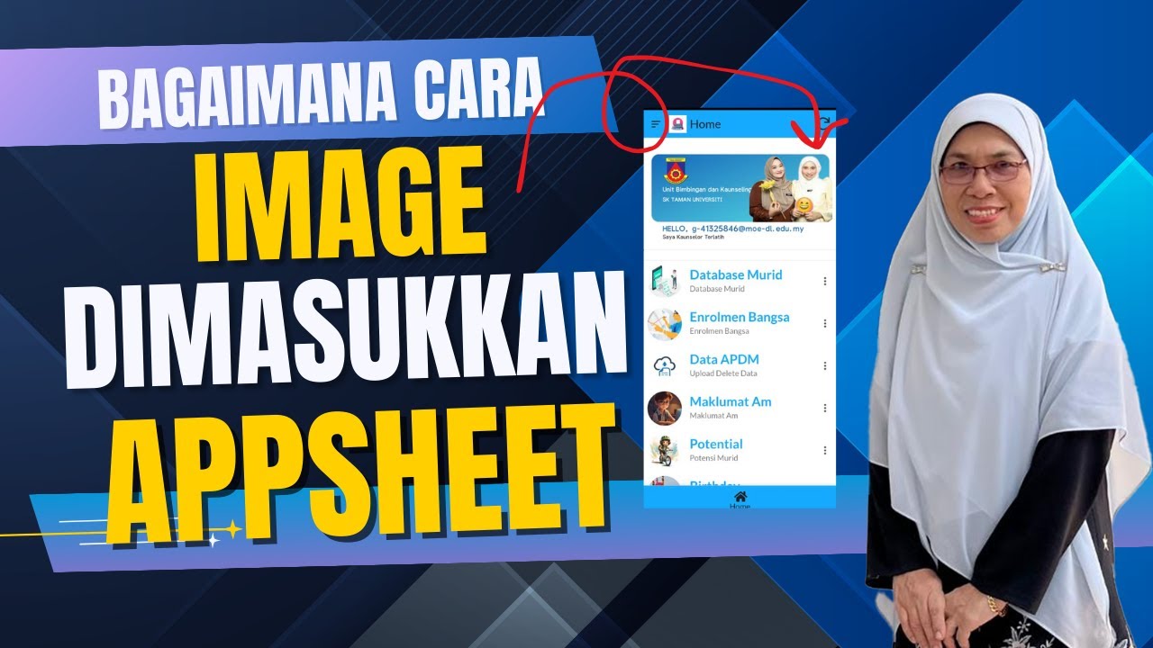 CARA MEMASUKKAN GAMBAR DAN LENCANA KE DALAM APPSHEET - YouTube