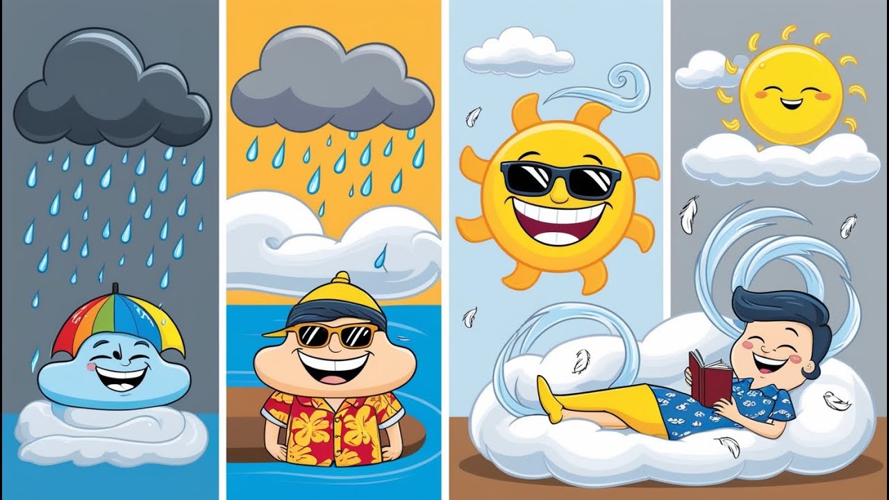 Learn Weather| The Weather Song| Educational video for kids| Videos ...