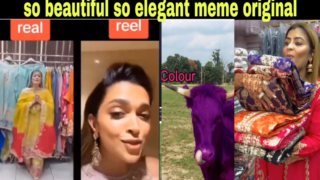 so beautiful so elegant meme original video🥰💯💥 || viral meme ...
