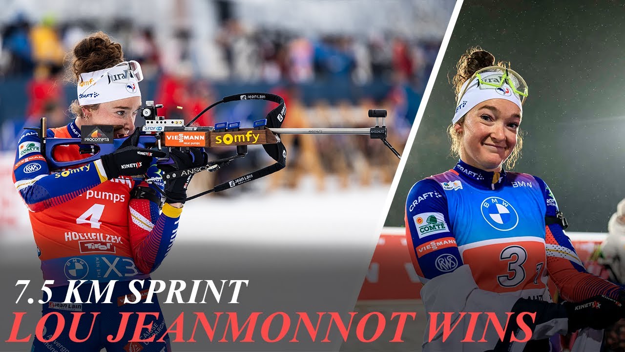 Women 7.5 Km Sprint Results - Lou Jeanmonnot Wins - Biathlon World Cup ...