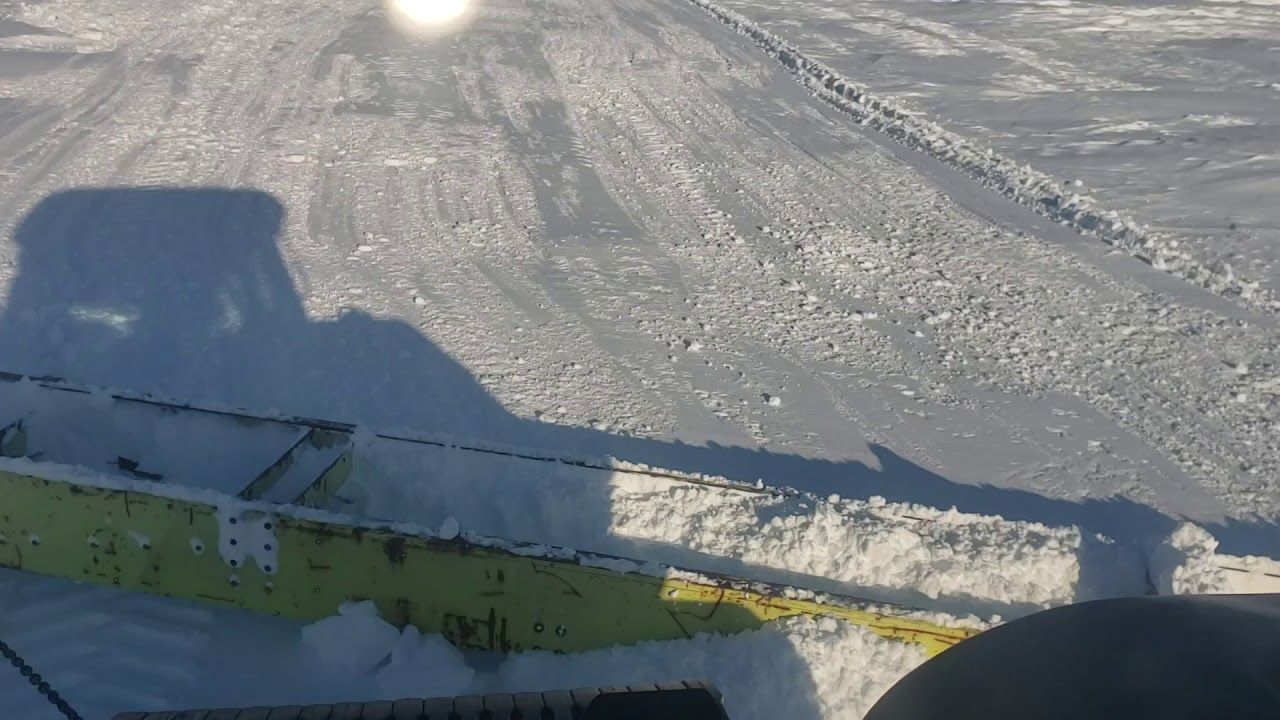 Challenger pulling a I beam drag. - YouTube