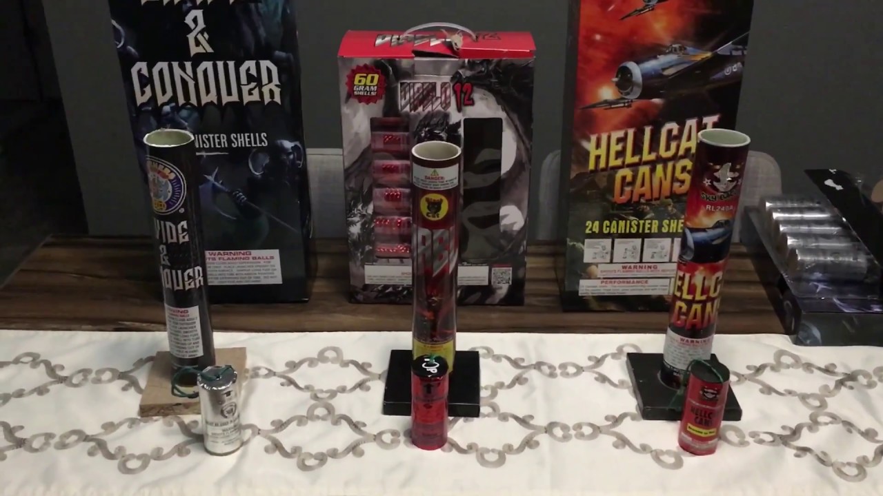 Canister Shell Comparison! Hellcat Cans, Diablo, Divide and Conquer ...