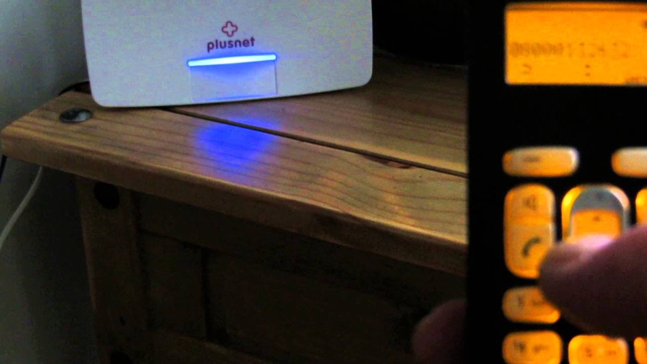 Plusnet Router goes Blue to Red as soon as call is answered - YouTube