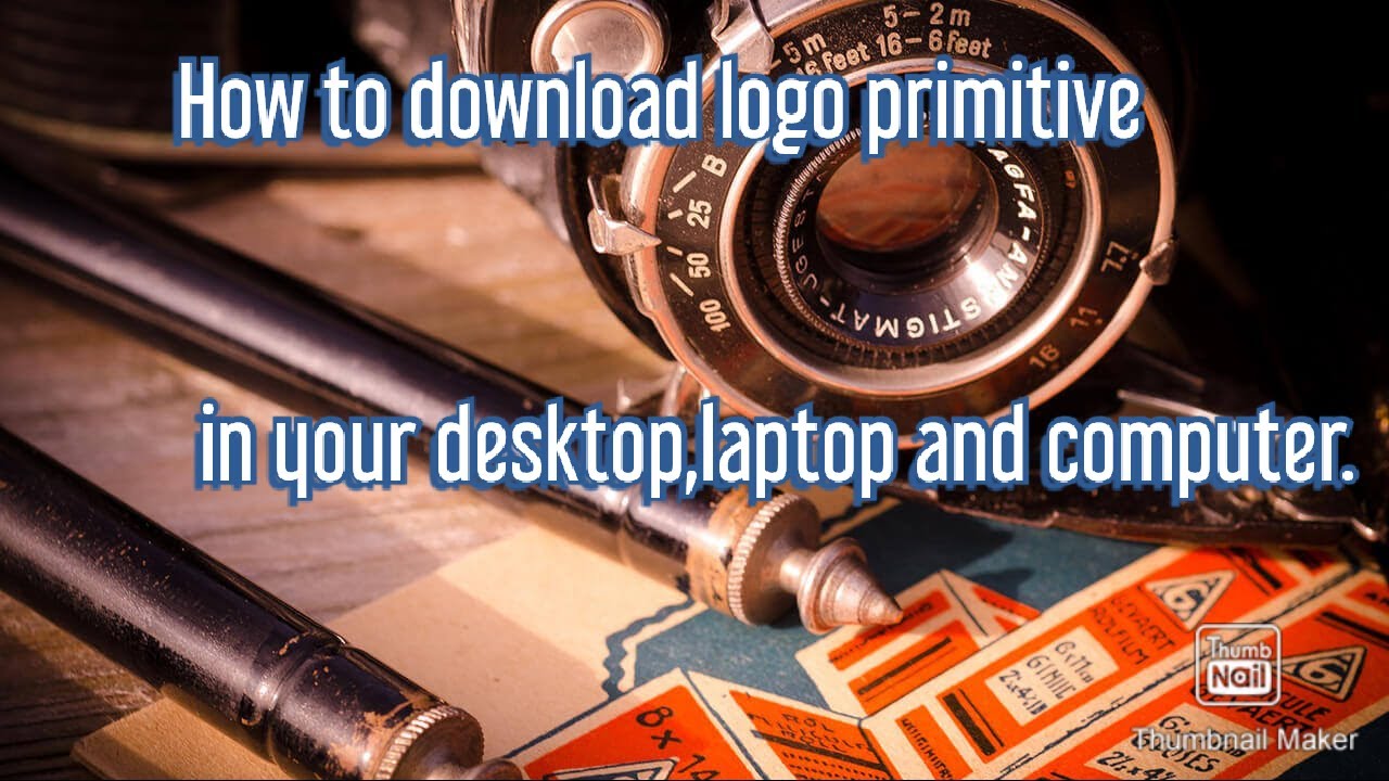 How to download logo primitive in your desktop and laptop. - YouTube