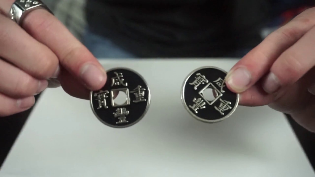 4 Insane Magic Tricks Chinese Coins! - YouTube