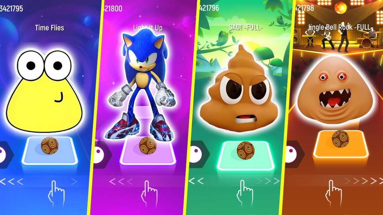 Poulina 🆚 Sonic 🆚 Poop pou 🆚 Pous revenge | Who ls best? - YouTube
