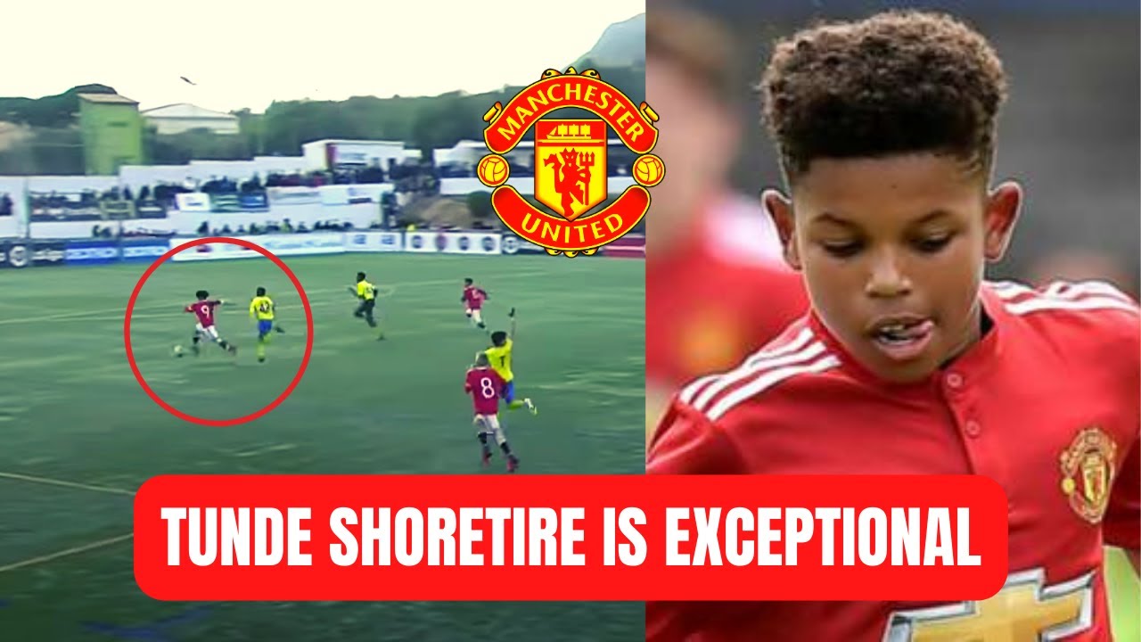 Tunde Shoretire is an exceptional talent - Manchester United U12 goals ...