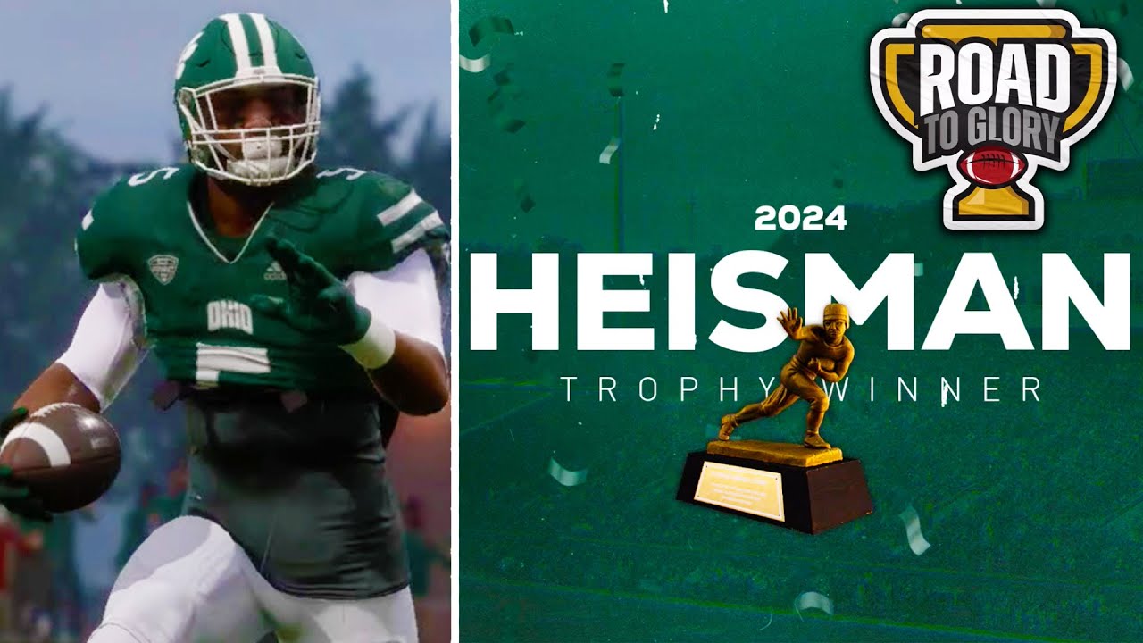 College Football 25 Road To Glory - Won The Heisman Trophy as a ...