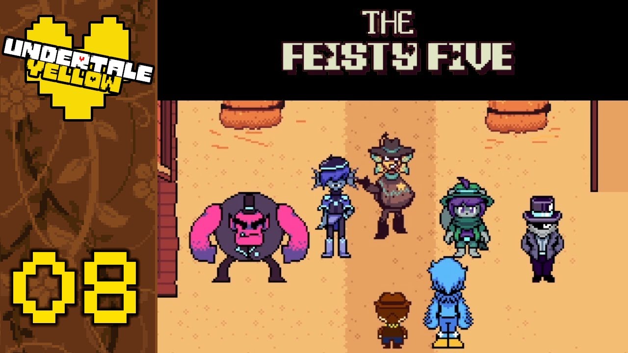 THIS TOWN AIN'T BIG ENOUGH... - UNDERTALE Yellow First Playthrough - 08 ...
