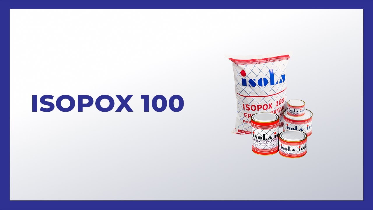 ISOLA - Epoxy Repair Mortar | Isopox 100 | Application Guide - YouTube
