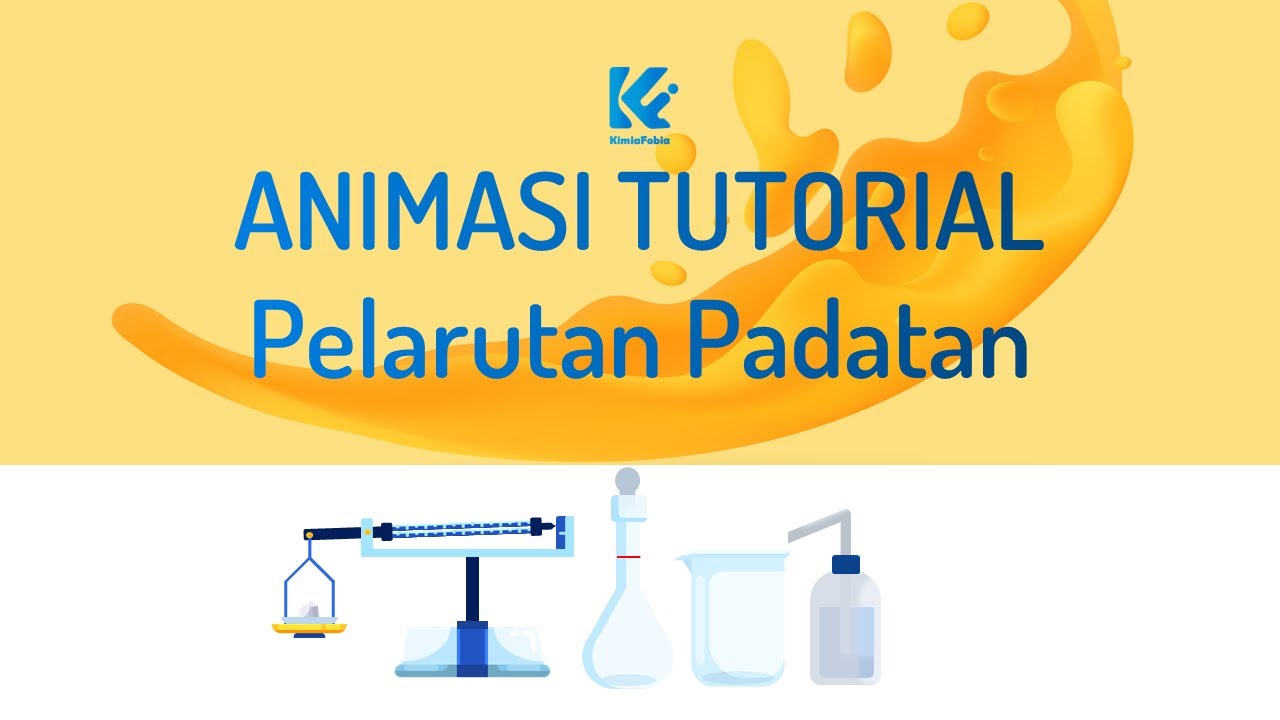 Animasi Tutorial Membuat Larutan dari Padatan 🧪⚗ - Animasi Alat-alat ...
