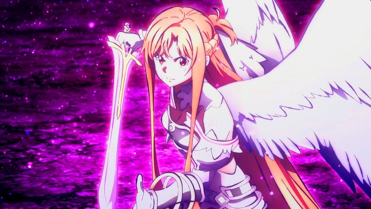 Sword Art Online Alicization - War of Underworld Asuna VS POH - YouTube