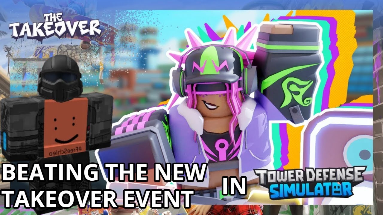 Beating the New TDS Takeover Event! (Roblox Tower Defense Simulator ...