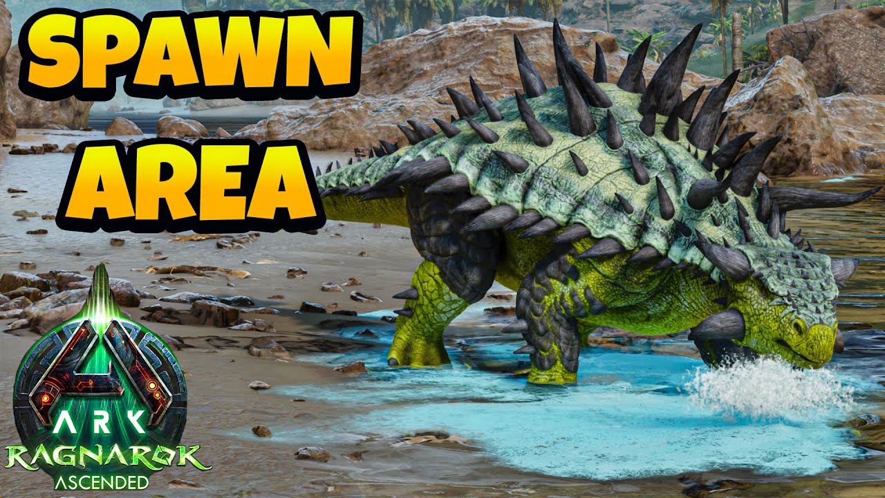 How to Find Ankylosaurus in ARK Ascended - Ragnarok Map - YouTube