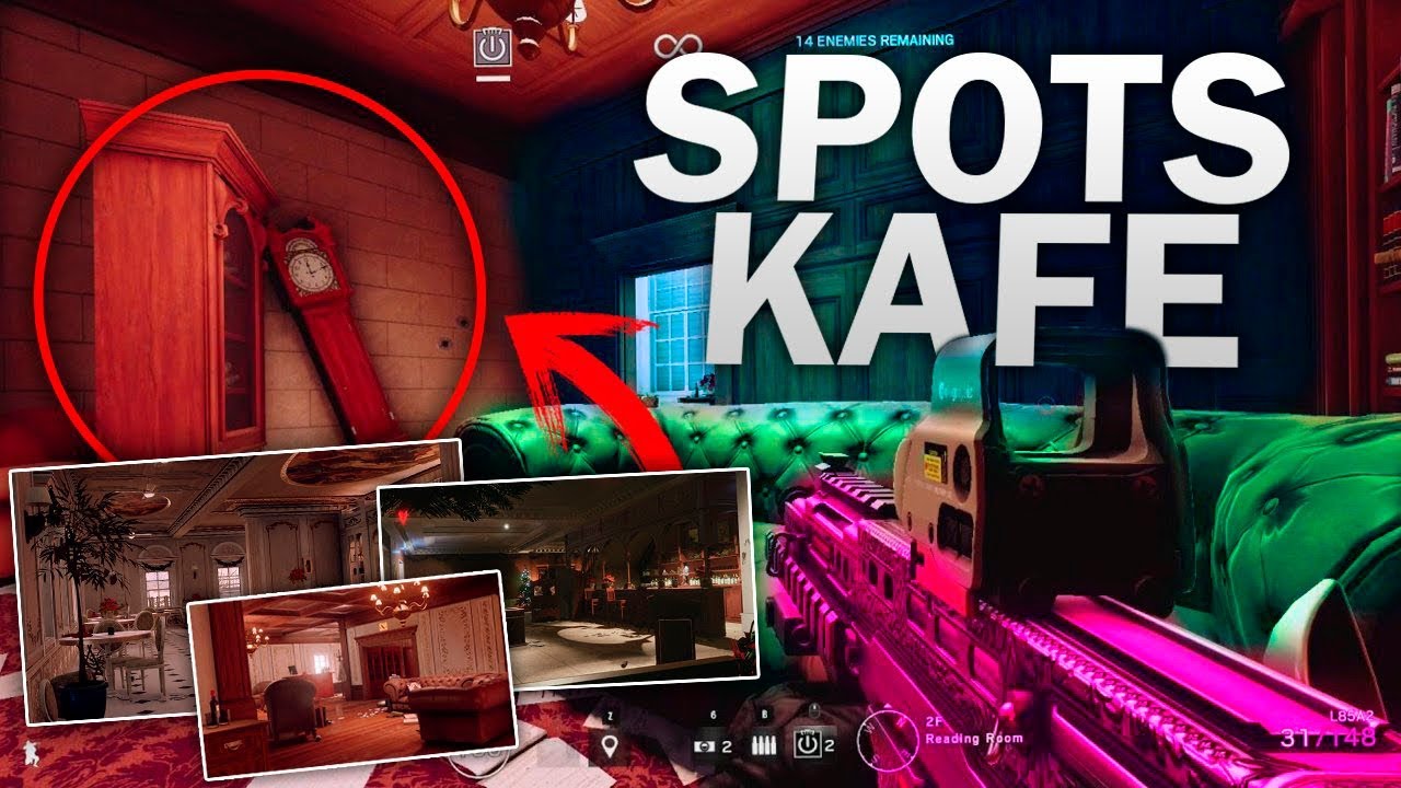 TODOS LOS SPOTS y ESCONDITES de CAFE DOSTOYEVSKI RAINBOW SIX SIEGE ...