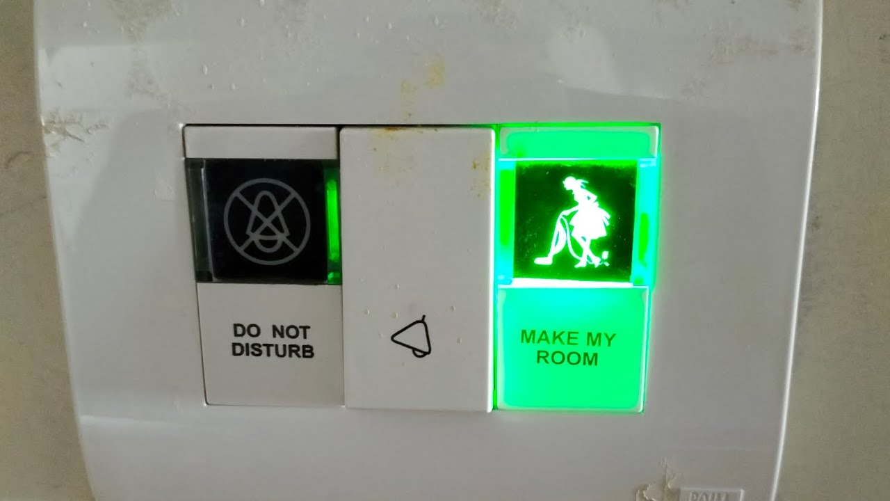 DND MMR do not disturb make my room connection 💡 ...