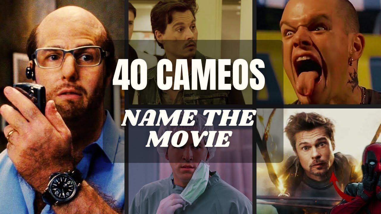 Guess the Movie by Celebrity Cameos | Ultimate 40 Movie Challenge | Can ...