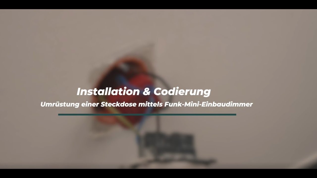 intertechno Einbau Dimmer ITD-250 - YouTube