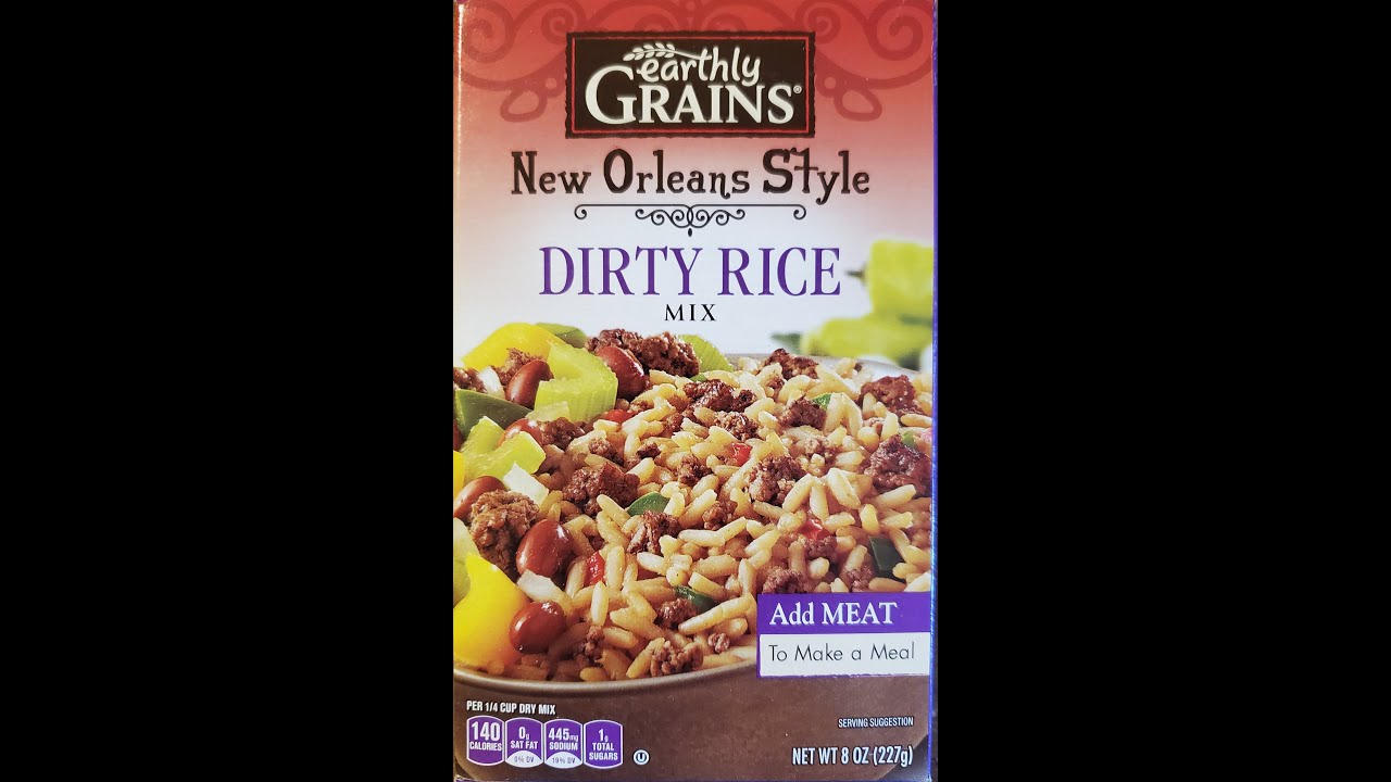 Earthly Grains New Orleans Style Dirty Rice Mix - YouTube