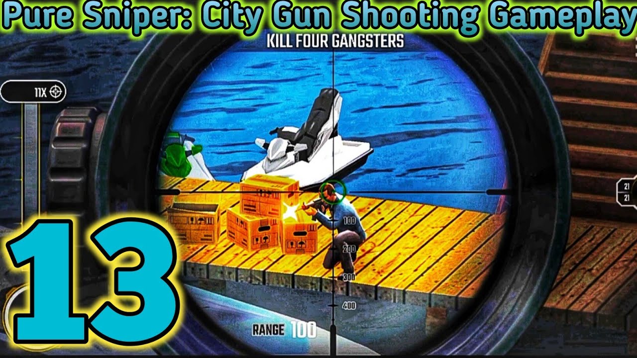Pure Sniper Z2 Miami - City Sniper Game Level 19 To 22 | Android ...