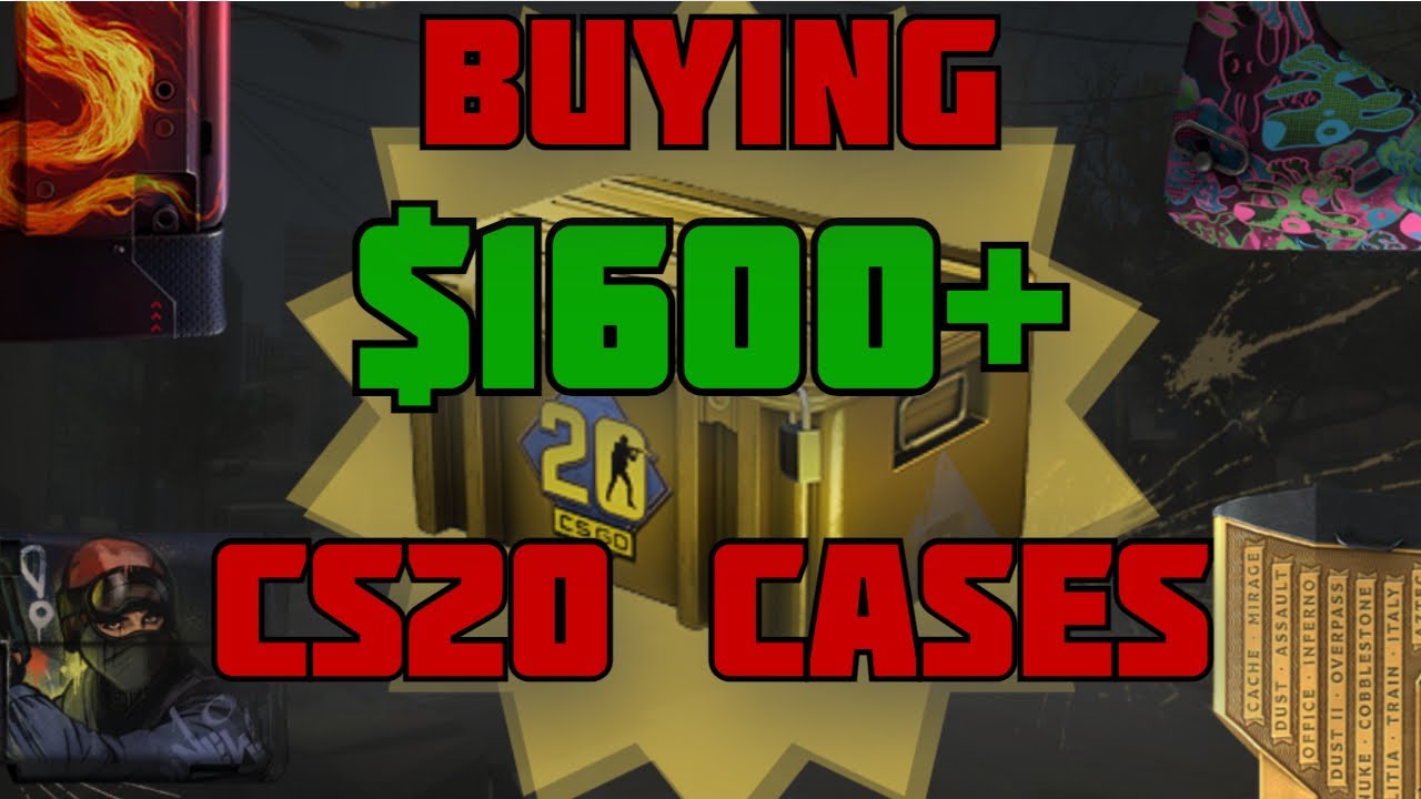 CS:GO Buying over $1500+ worth of CS20 Cases | Case Investment 2021 ...