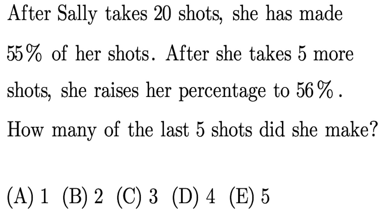 American Math Competition | 8th Grade | 2004 Problem 6 - YouTube