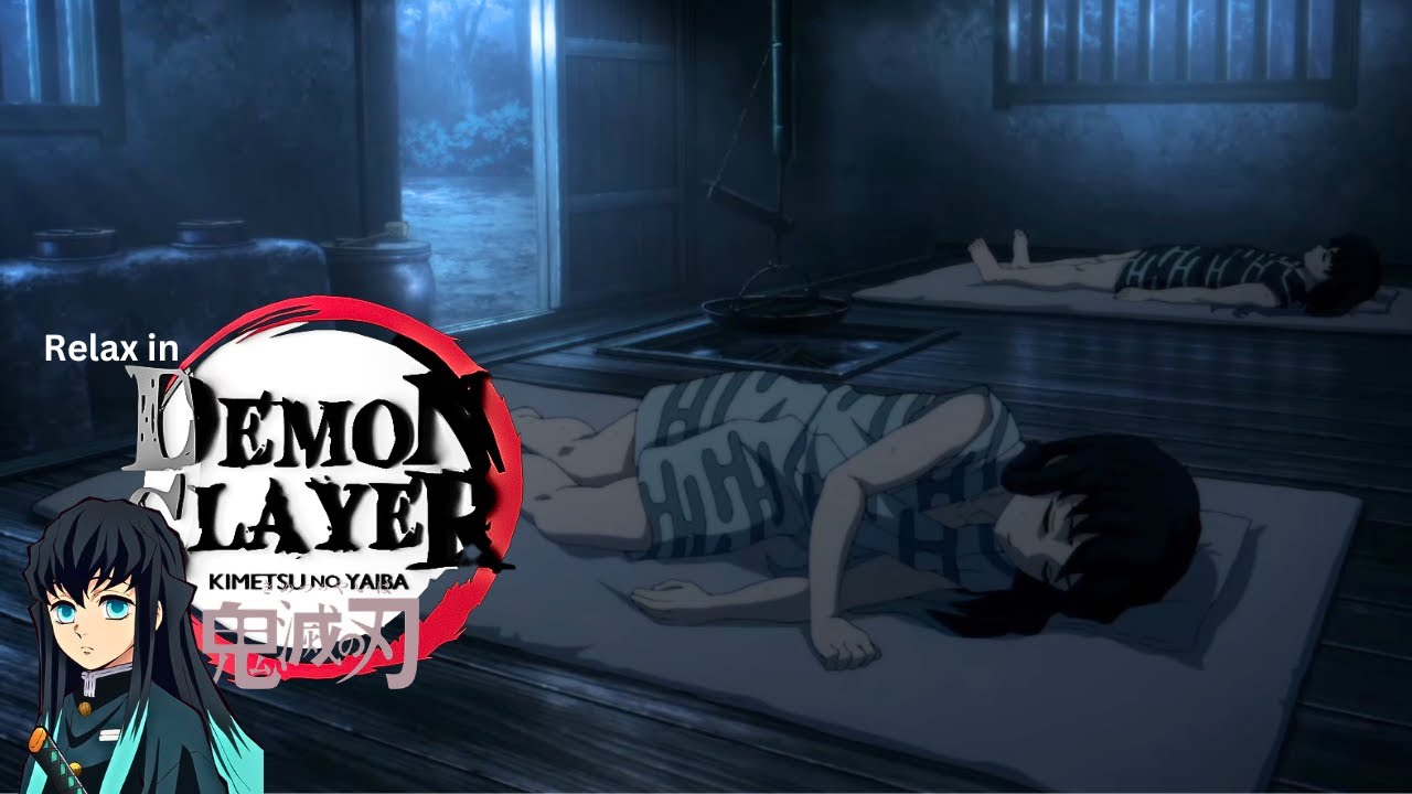 Relaxing Summer Night Ambience in Demon Slayer - Kimetsu no Yaiba 鬼滅の刃 ...