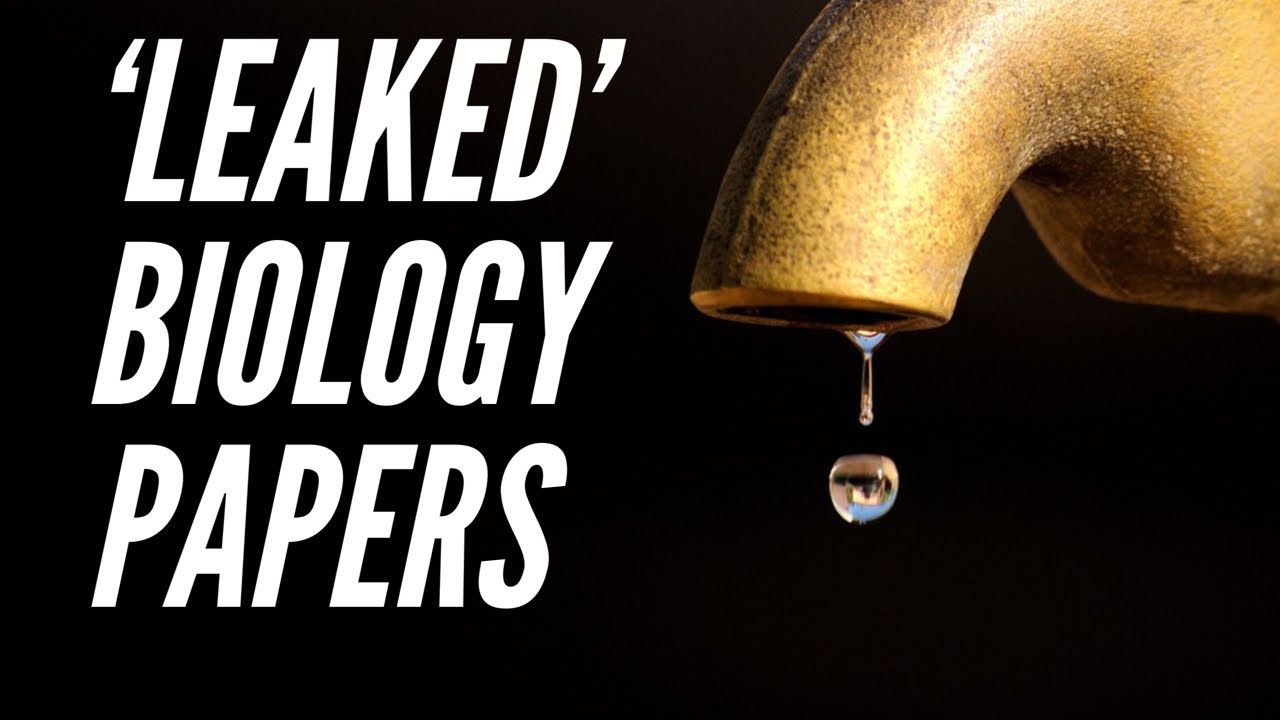 The ‘leaked’ biology papers 🤭 - what really happened? - YouTube