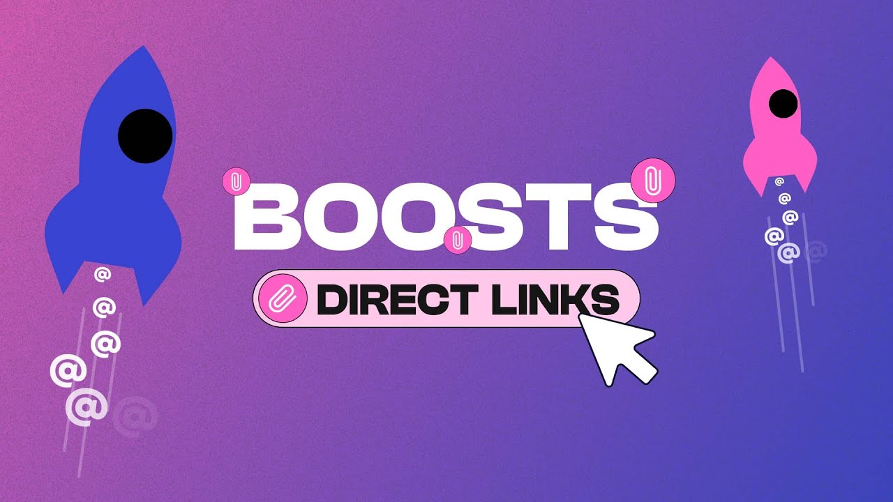 Introducing Boosts Direct Links 🔗 - YouTube