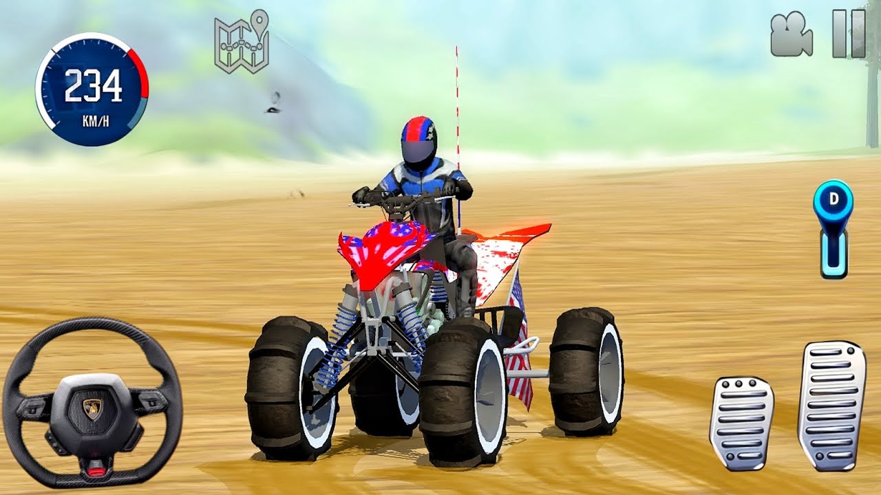 Offroad Dirt ATV Monster Quad Motor Bikes Driving Gameplay Offroad ...