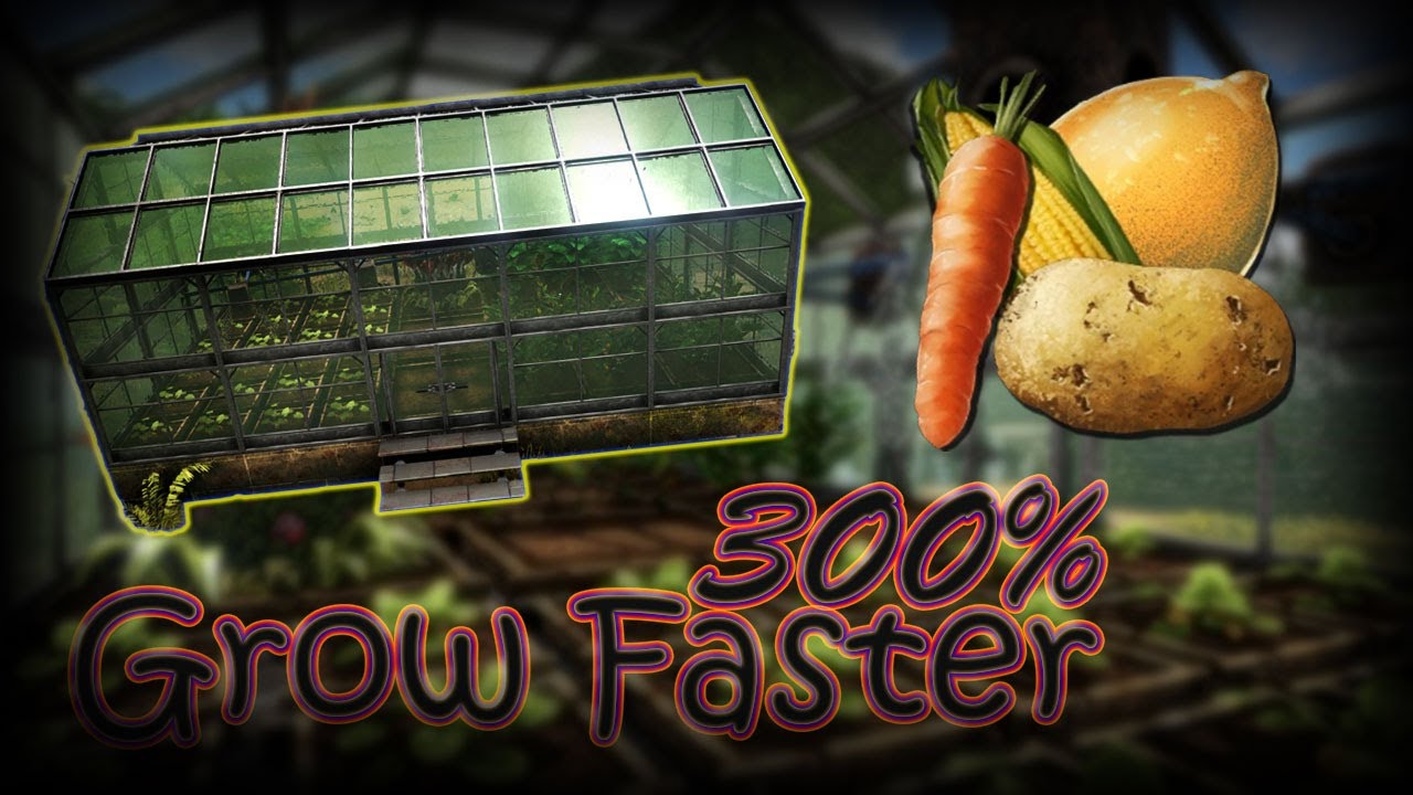 How To Build Greenhouse For Farming Ark Survival Evolved - YouTube