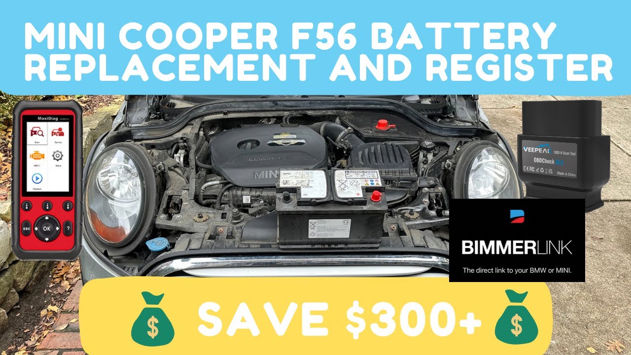 Save $300: Mini Cooper F56 Battery Replacement and Battery Registration ...