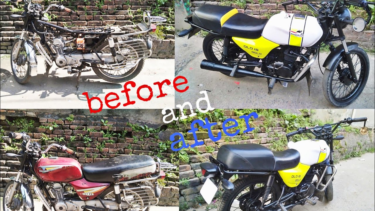 Kawasaki boxer modified.Boxer custom modification. - YouTube