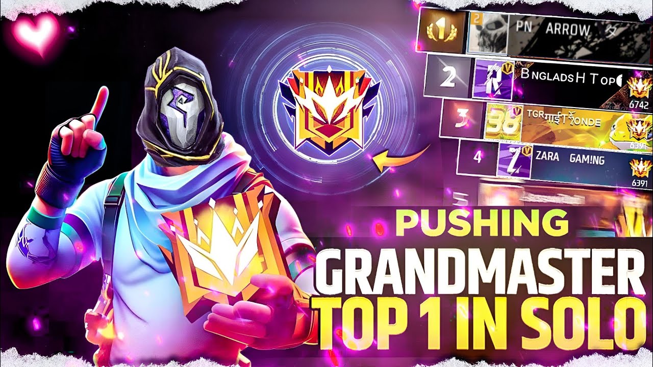 Finally Grandmaster Done In Solo | Grandmaster Pushing Top 1 | Season ...