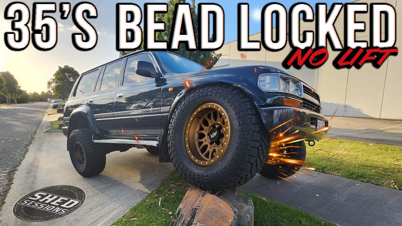Do 35's & beadlocks really fit on a stock 80 series Landcruiser lift ...