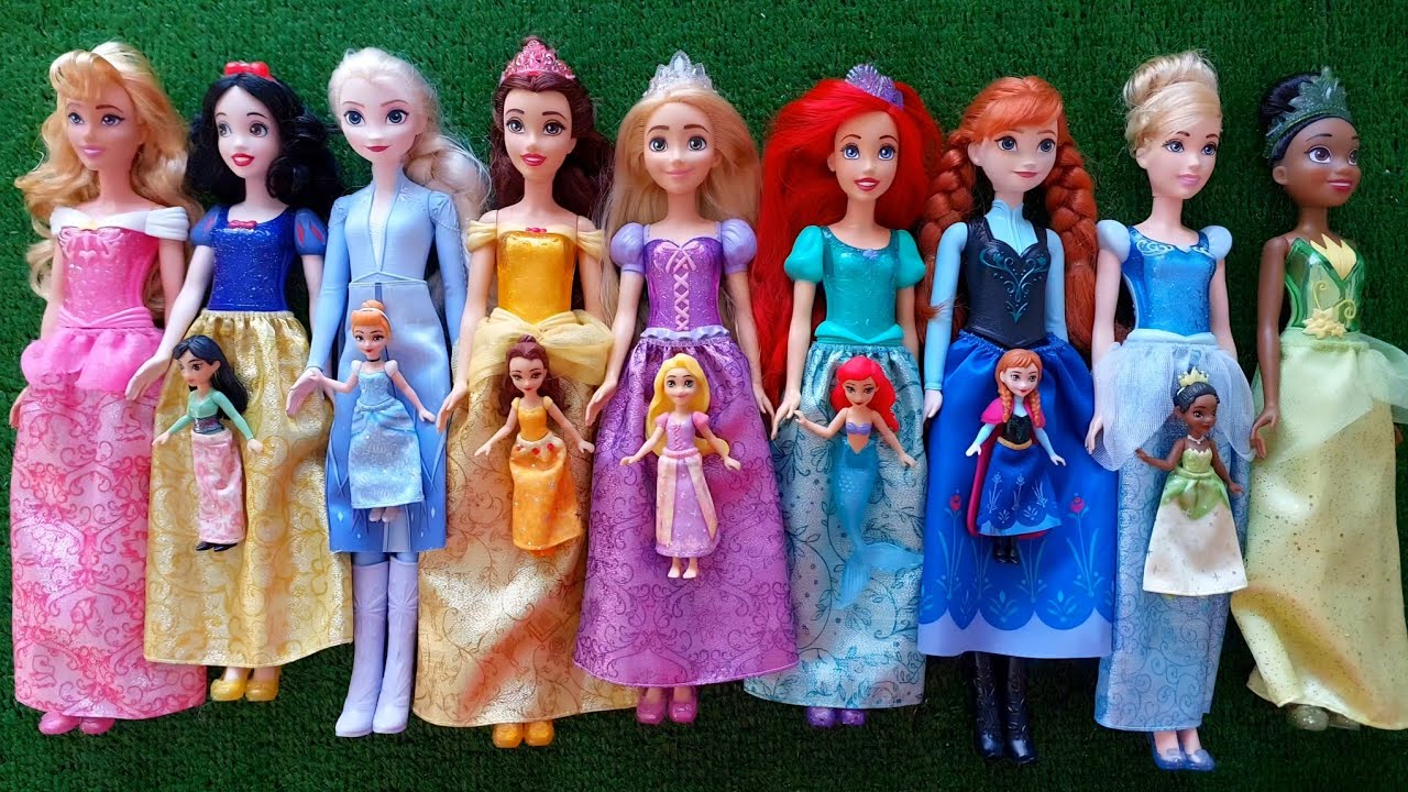 99 Minutes Disney princesses Collection ASMR Satisfying Unboxing ...