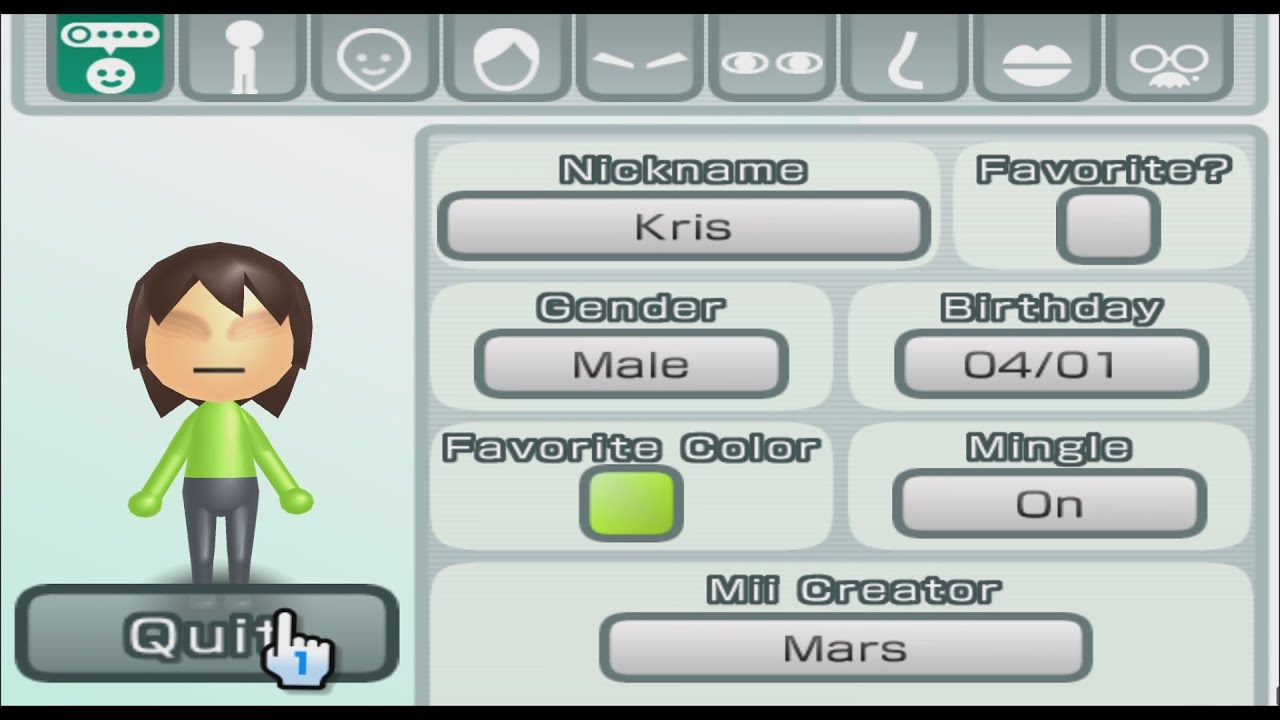 Kris - Deltarune - Mii 1751 - YouTube
