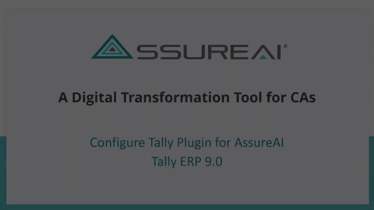 1.Plugin installation -Tally ERP9 - YouTube
