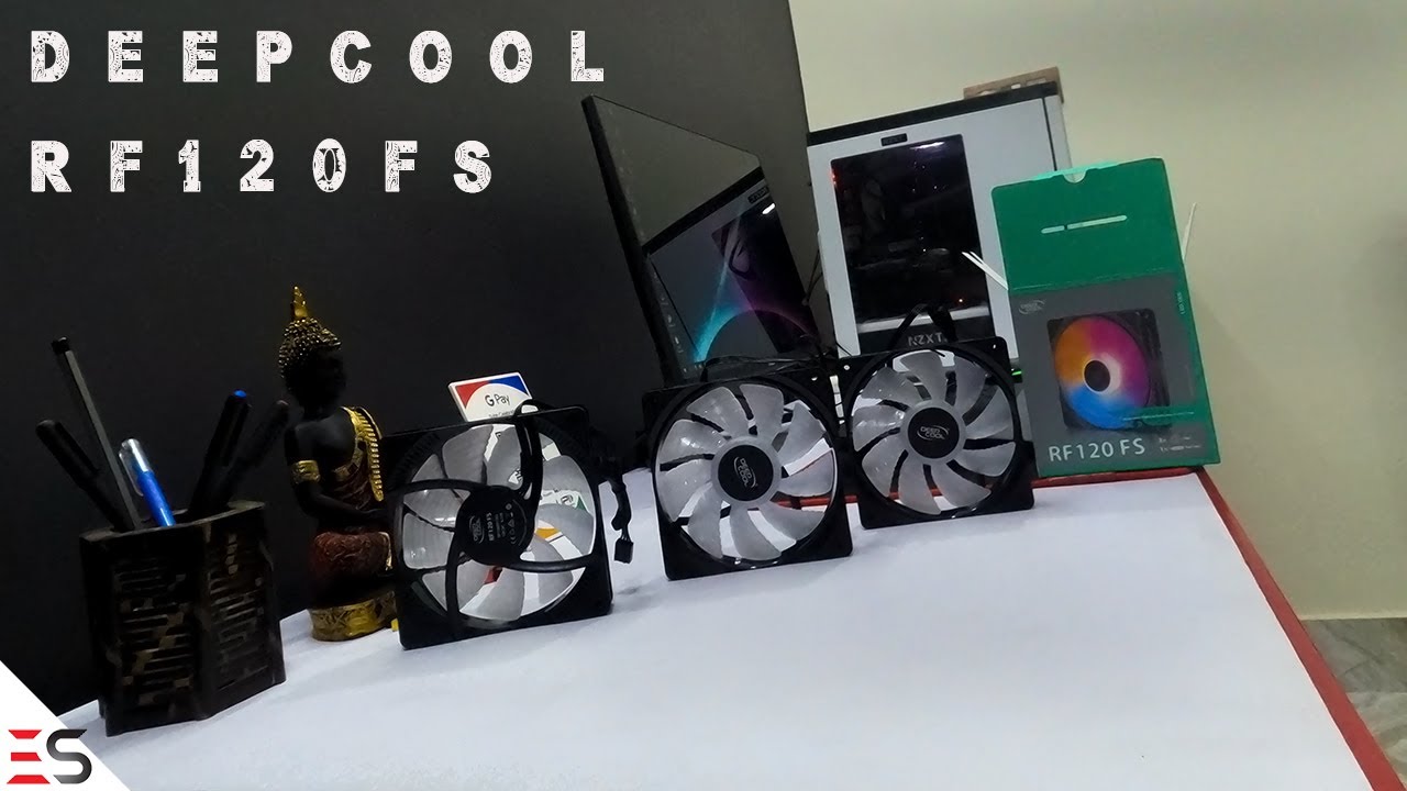 Cheapest RGB Case Fans - DEEPCOOL RF120 FS (3 Fan with Fan Hub ...