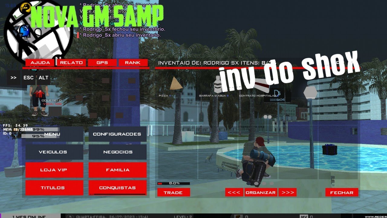 NOVA GM SAMP EDITAVEL, COM INV DO SHOX,GM 100% DESBUGADA TODAS AS HOST! - YouTube