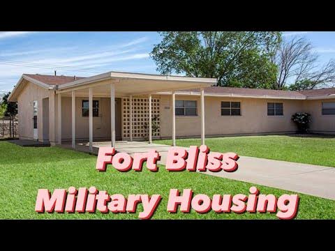 Fort Bliss Military Housing Tour - Off Post House at Logan Heights - YouTube