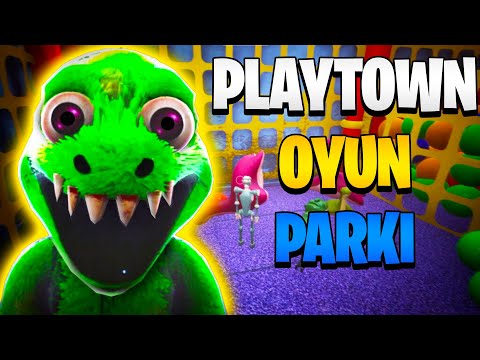 Poppy Playtime ve Garten of Banban Benzeri OYUN PARKI - Playtown Full Game