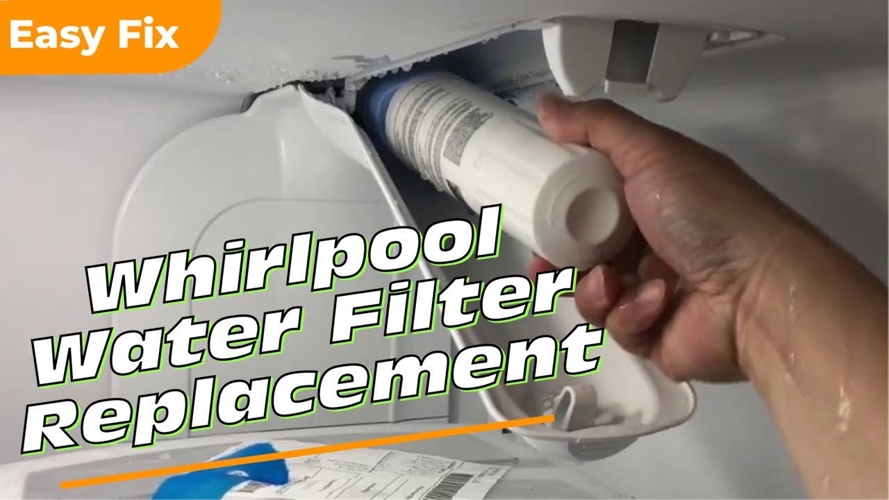 Whirlpool Fridge - Easy DIY - Water Filter Replacement - YouTube