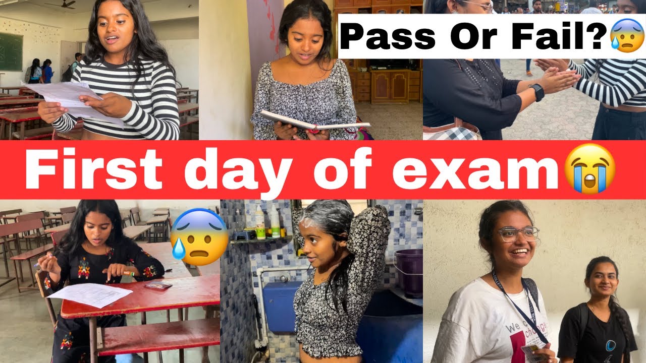 First Day Of Exam😭Rakshita tulu talks#college #firstday #firstexam # ...