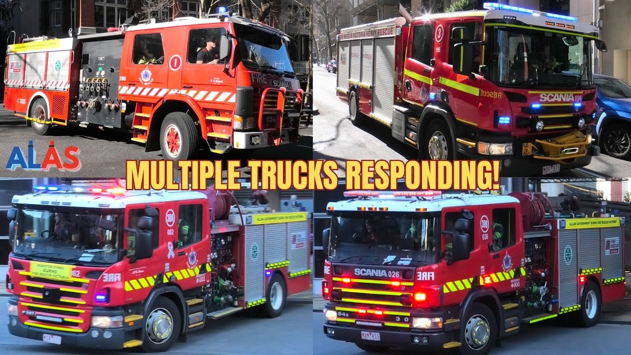 *LTS* FRV // Pumper 38A & 38B (South Melbourne) + UP1/R3 - Code 1 ...