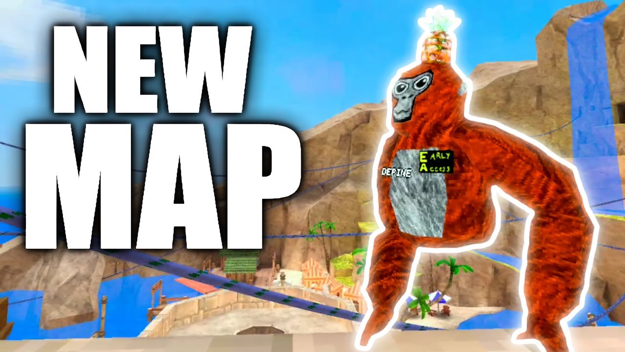 NEW BEACH MAP IN GORILLA TAG VR - YouTube