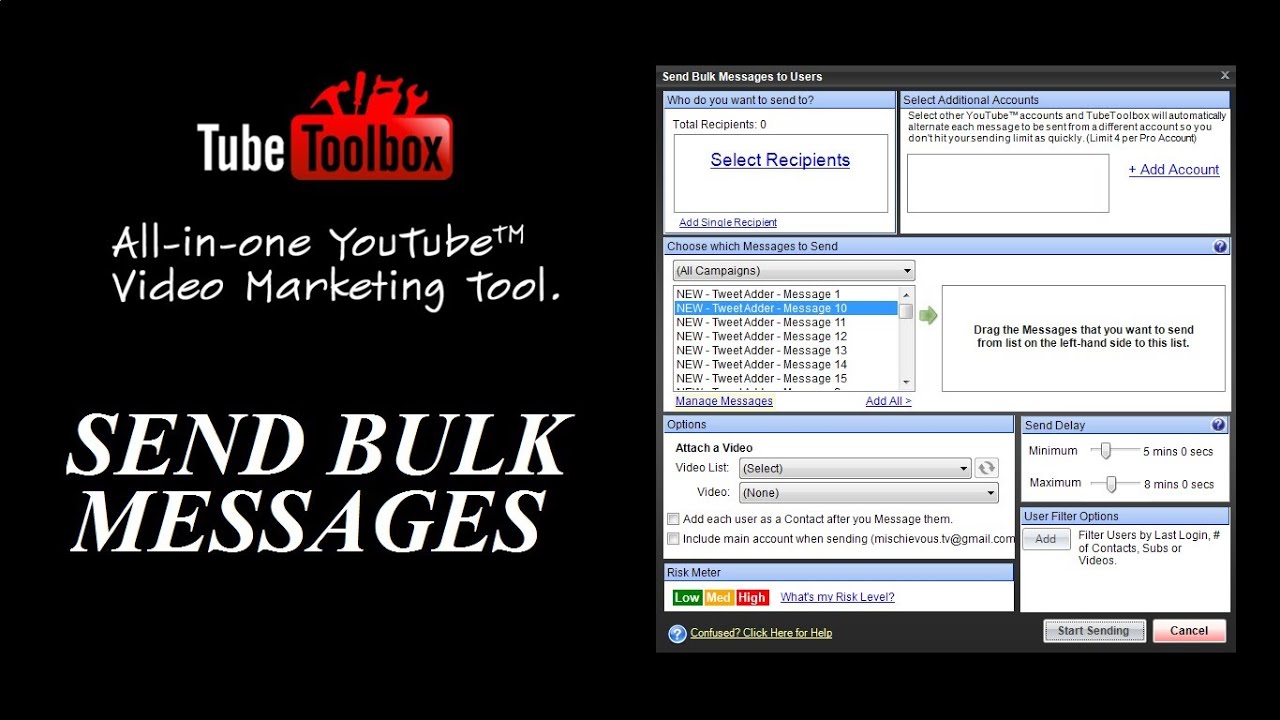 Tube ToolBox Review | Send Messages Tutorial - YouTube